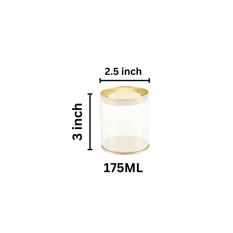 Clear tin 175ml | Rs. 20 per Piece | Box of 120 Pieces ; Ezee Pack